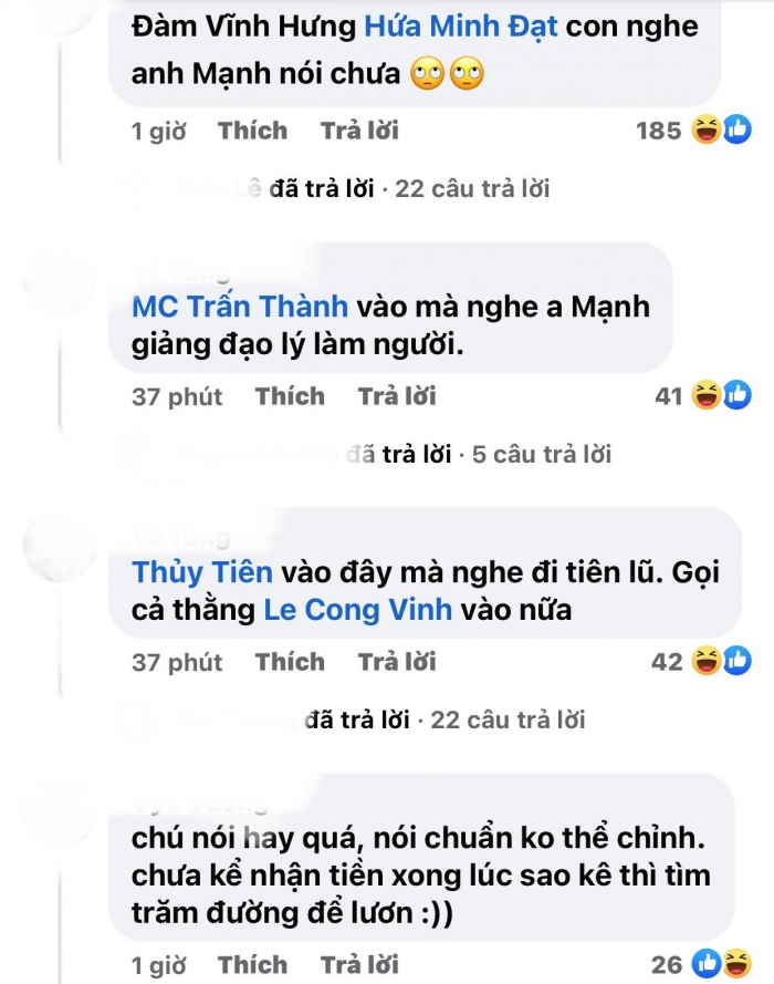 Duy Mạnh thẳng thừng tuyên bố nhiều nghệ sĩ sống đạo đức giả, CĐM gọi tên Trấn Thành, Đàm Vĩnh Hưng